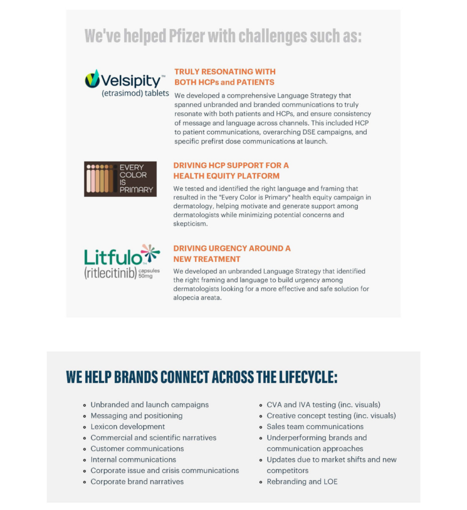 Pfizer + maslansky - maslansky+partners